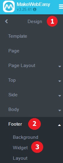 วิธีการจัดการ Widget Copyright - MakeWebaEasy Blog