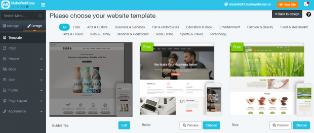 Changing Site Template - MakeWebaEasy Blog