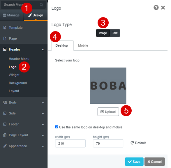 Customizing Set Menu, Logo, and Widget - MakeWebaEasy Blog