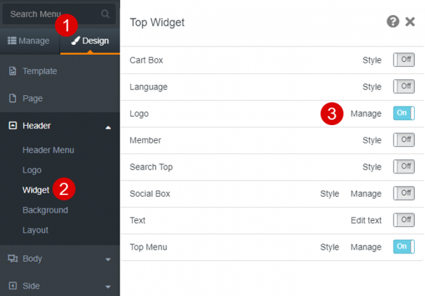 Customizing Set Menu, Logo, and Widget - MakeWebaEasy Blog