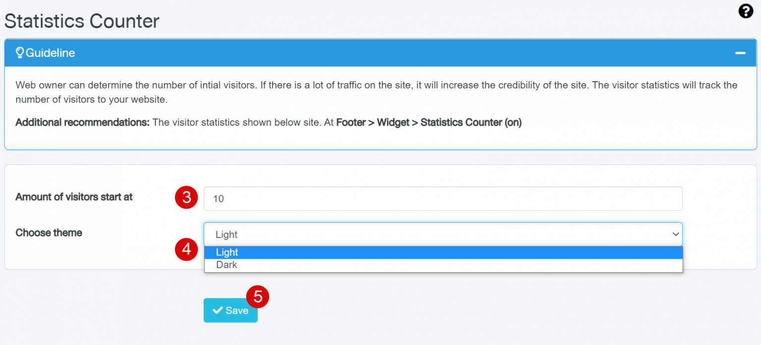Statistic Counter Feature - MakeWebaEasy Blog