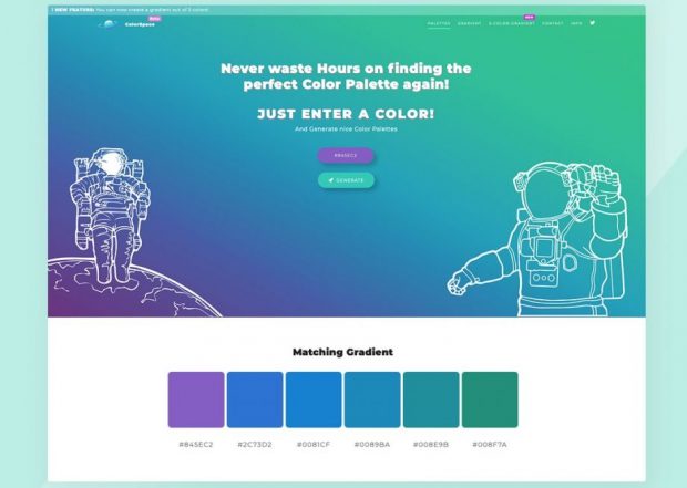 Website Palet Warna yang Membantu dalam Desain Website