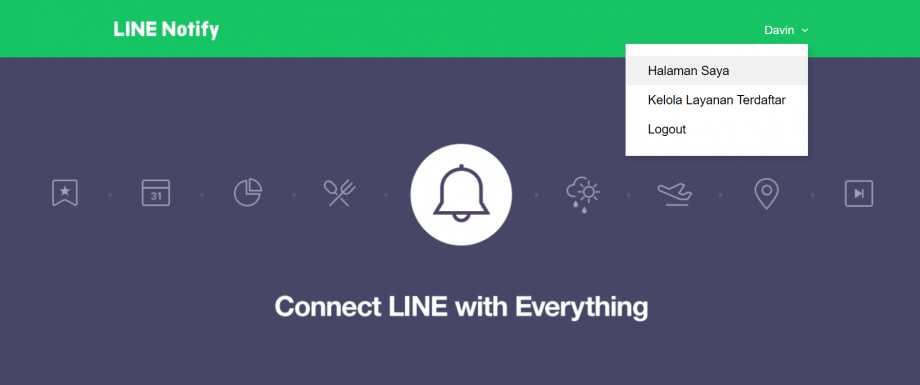 Koneksi Notifikasi LINE Notify - MakeWebaEasy Blog