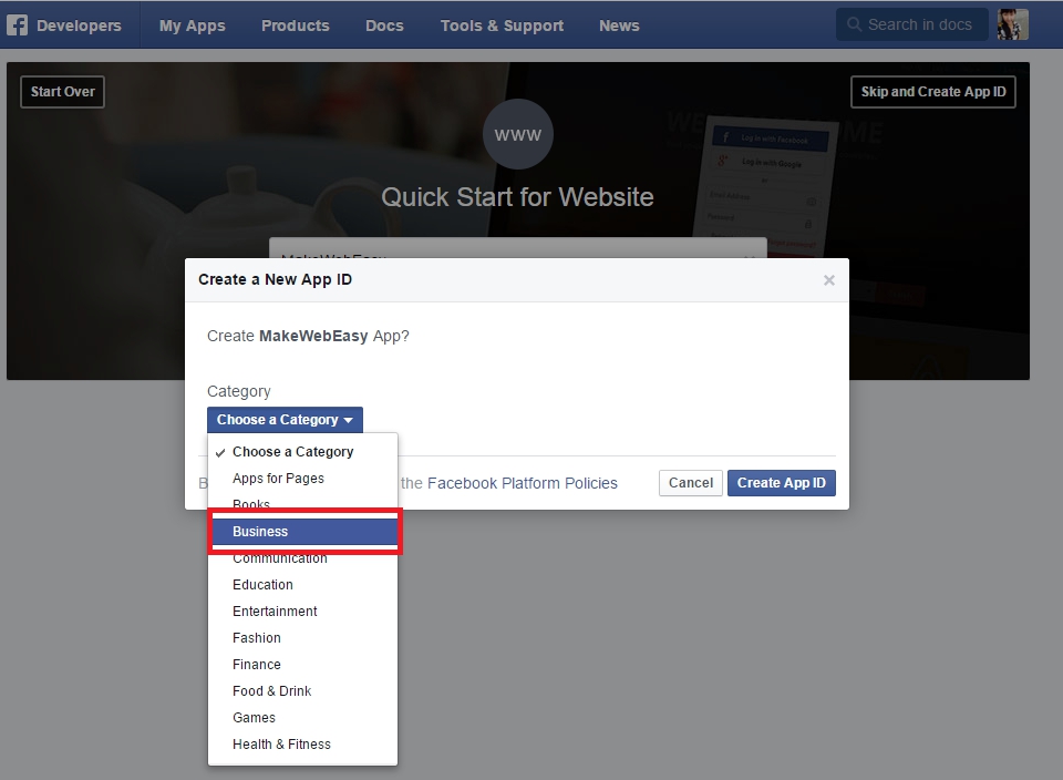 วิธีการตั้งค่า Facebook API สำหรับเชื่อมต่อ Facebook เข้ากับเว็บไซต์ ...