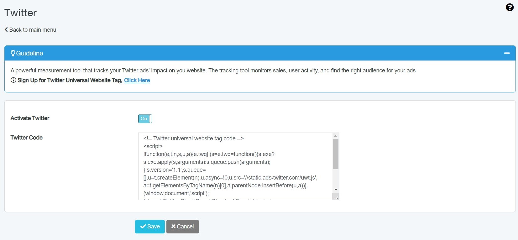 การใช้งานและติดตั้ง Twitter website tag - MakeWebEasy Blog