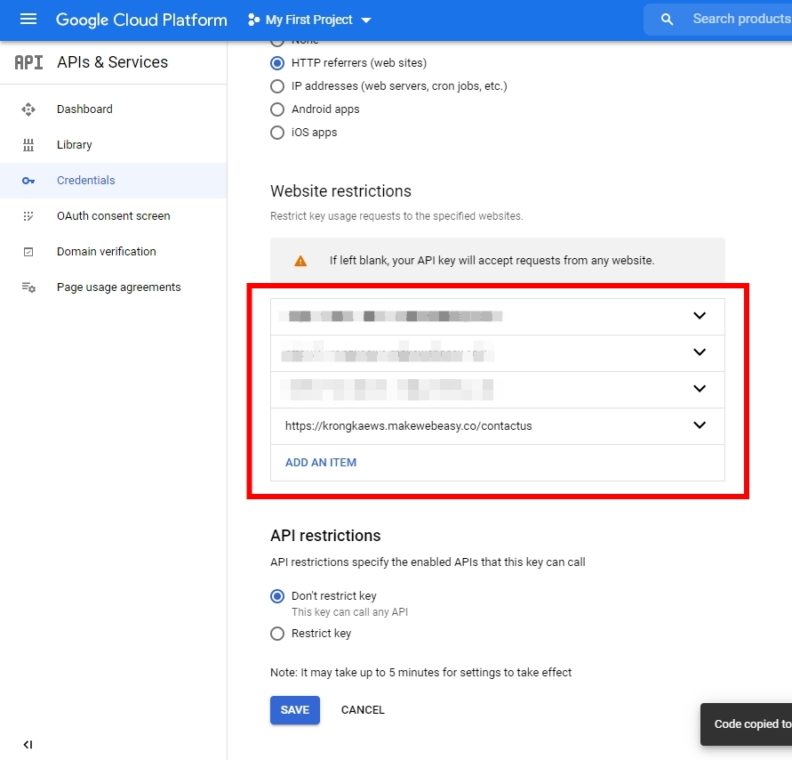 วิธีการขอ Google Map Api Key สำหรับใช้งานแผนที่ Google Map ...