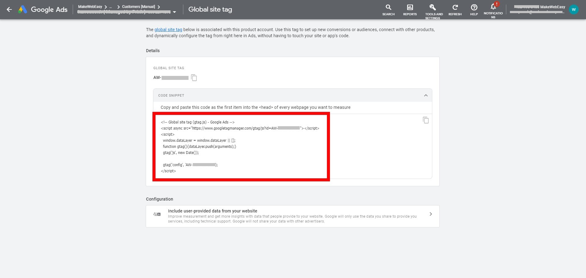 การใช้งานฟีเจอร์ Conversion Tracking ของ Google Adwords - MakeWebEasy Blog