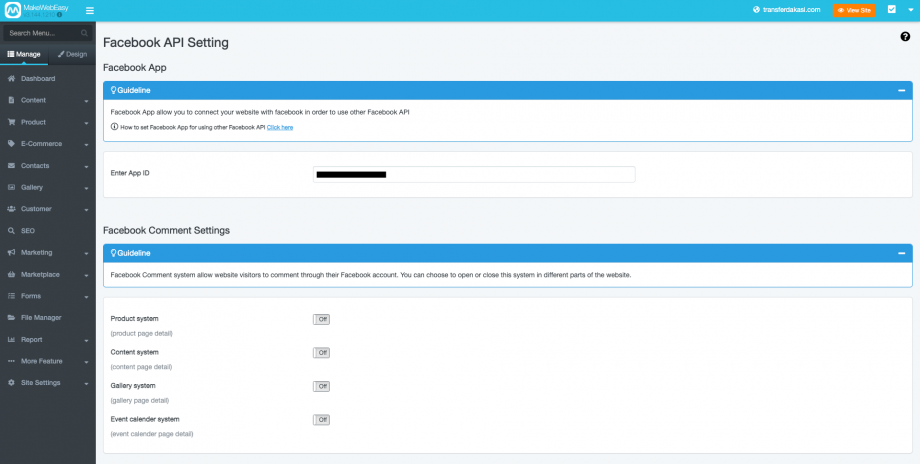 การเชื่อมต่อ Facebook API - MakeWebaEasy Blog