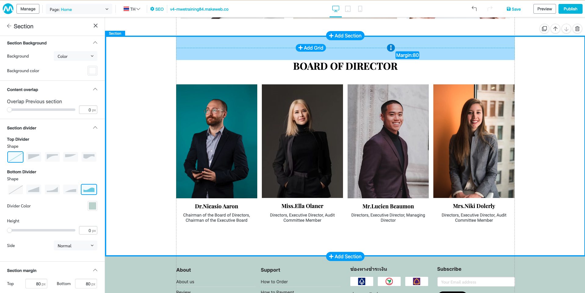 Add Section - MakeWebaEasy Blog
