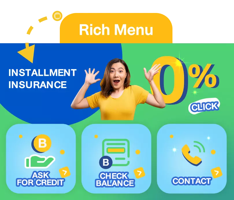 LINE Official Account service helps your business through LINE app